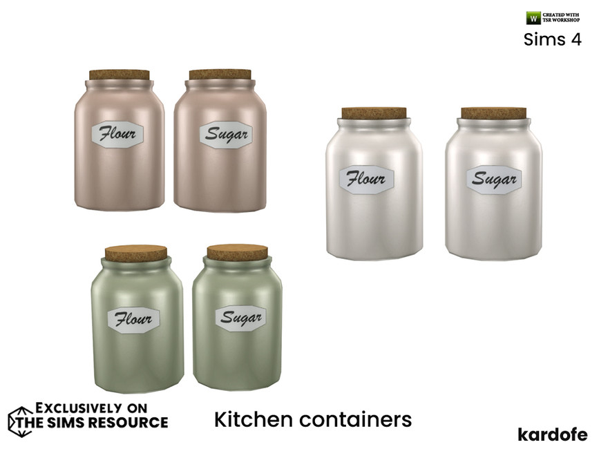 The Sims Resource - kardofe_Kitchen containers_Large container