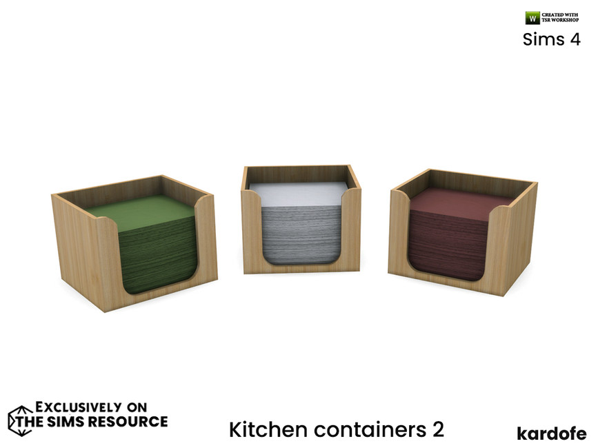 The Sims Resource - kardofe_Kitchen containers_Napkin ring