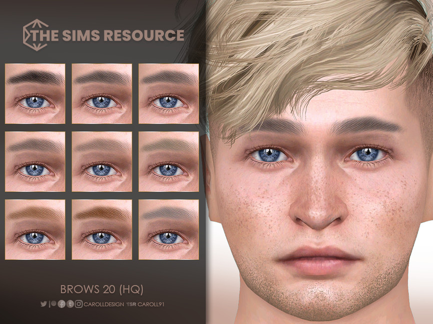 The Sims Resource - Brows 20 (HQ)