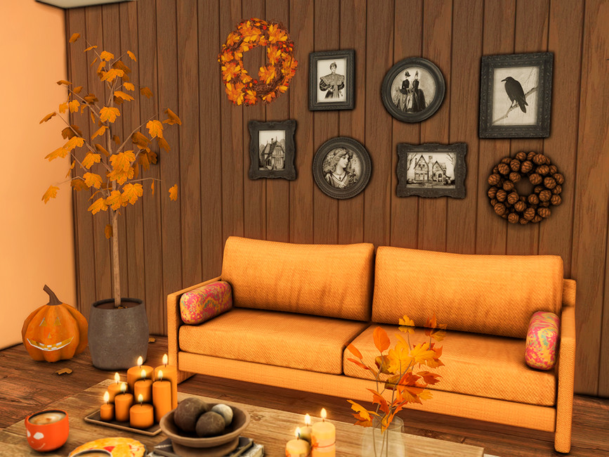 The Sims Resource - Haunted Living Room (TSR only CC)