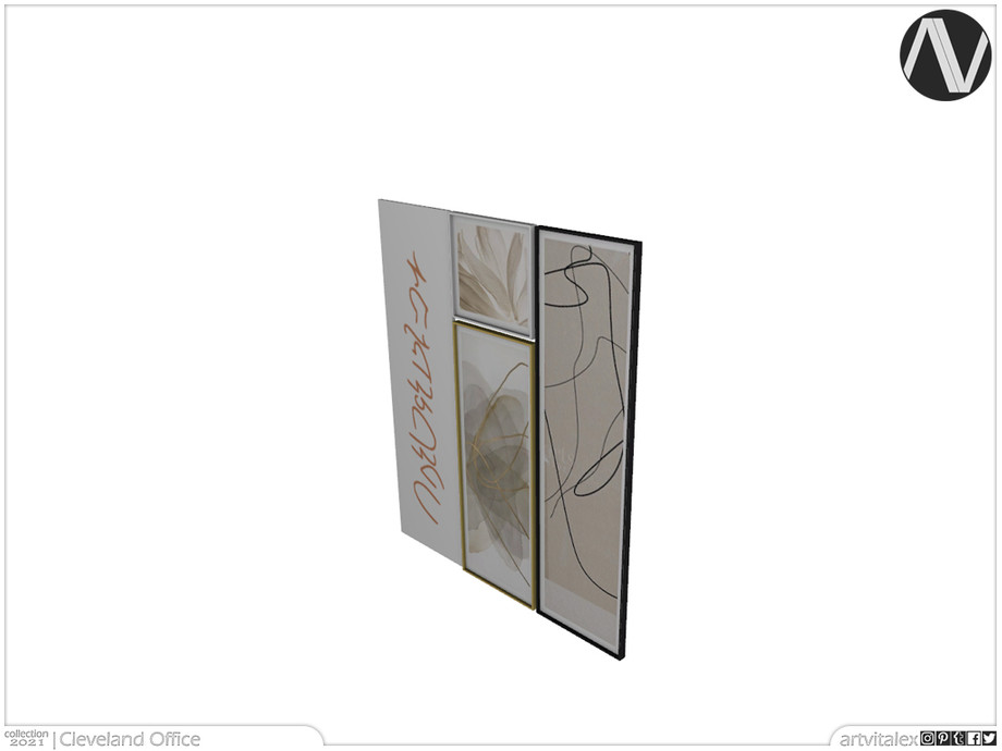 The Sims Resource | Cleveland Paintings