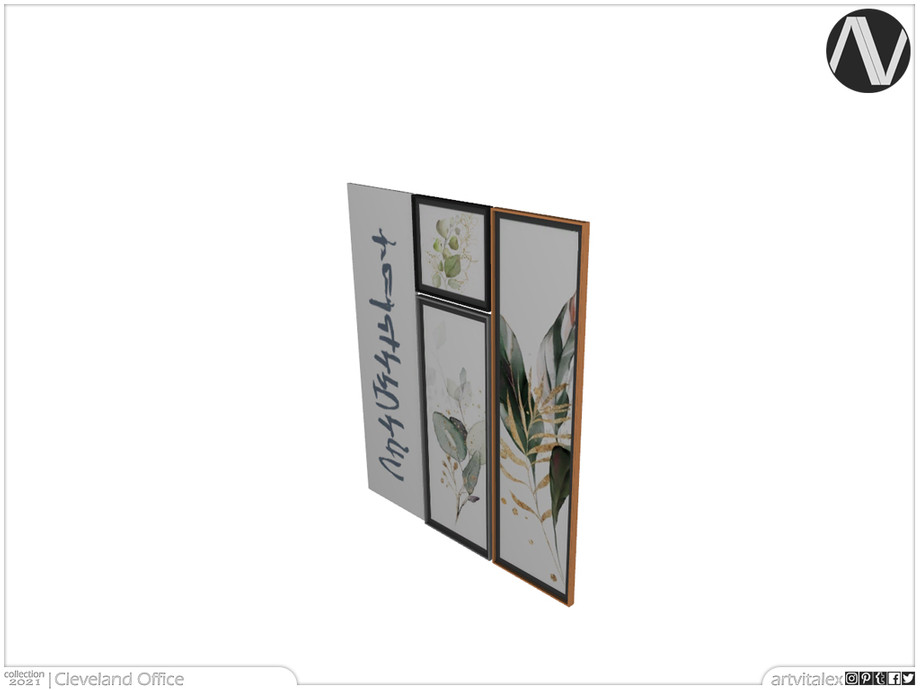 The Sims Resource | Cleveland Paintings