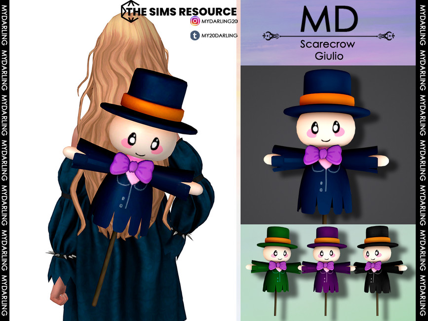 The Sims Resource - Scarecrow Giulio Child