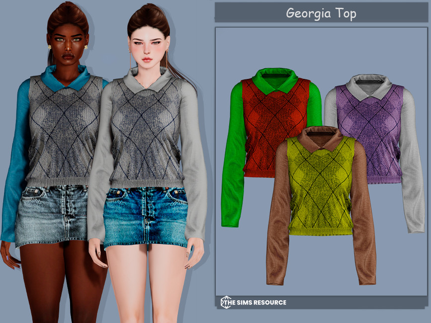 The Sims Resource - Georgia Top