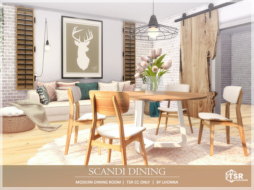 The Sims Resource - Scandi Dining /TSR CC only/