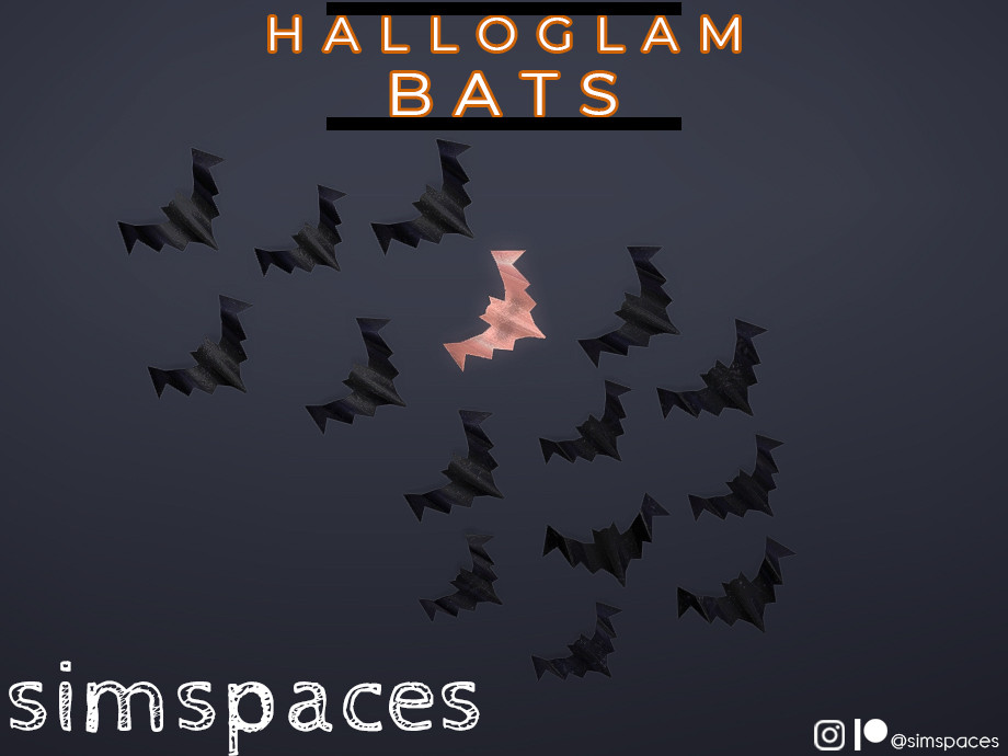 The Sims Resource | HalloGlam - Bats