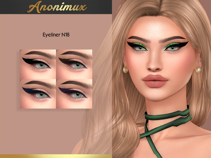 The Sims Resource - Eyeliner N18