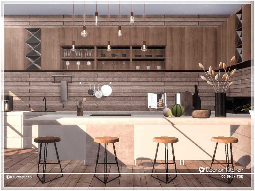 The Sims Resource - Eleanor Kitchen CC only TSR