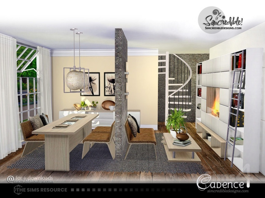 The Sims Resource - Cadence dining table