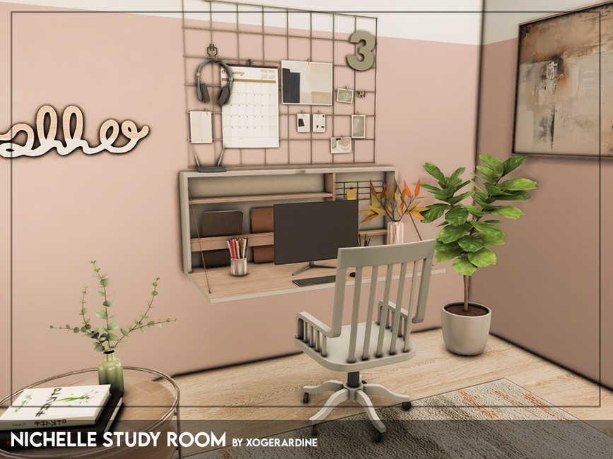 The Sims Resource - Nichelle Study Room (TSR only CC)