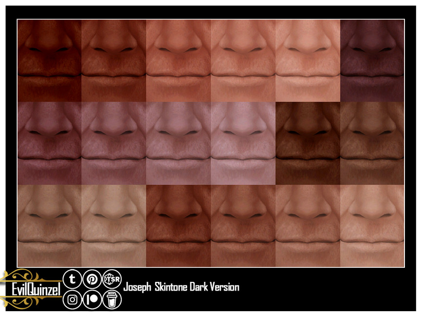 The Sims Resource - Joseph Skin Dark Version