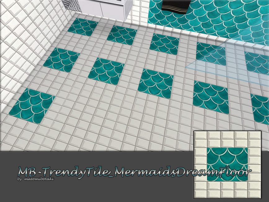 The Sims Resource - Trendy Tile Mermaids Dream Floor