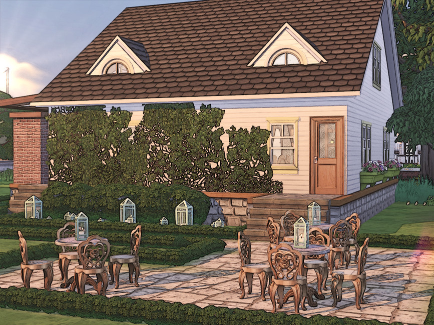 The Sims Resource - Abandoned Retro House 1920 | TS4 Gallery