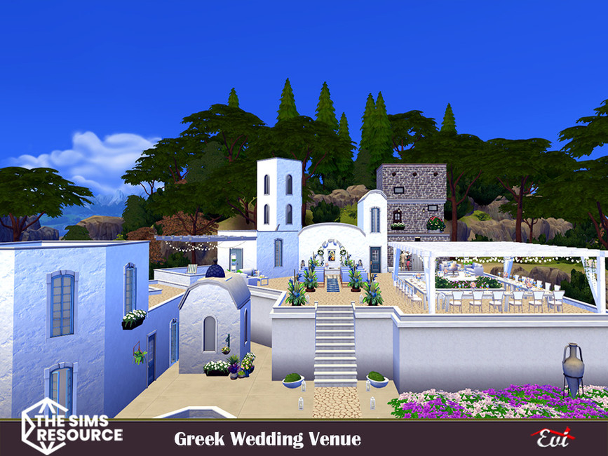 The Sims Resource - Greek Wedding Venue_TSR only CC
