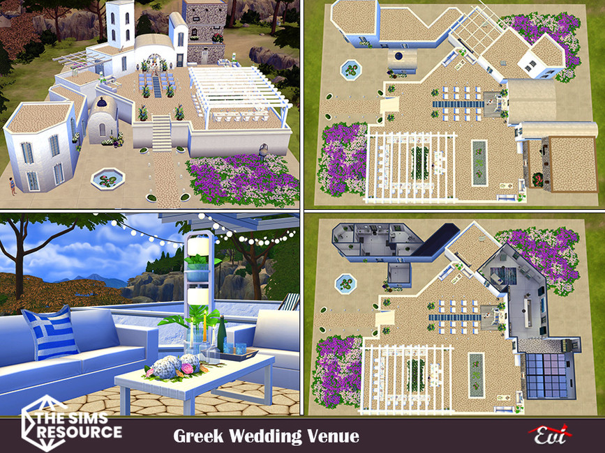 The Sims Resource - Greek Wedding Venue_TSR only CC