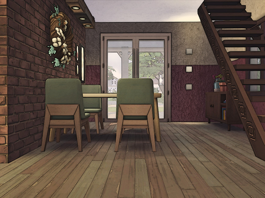 The Sims Resource - Quiet Place Cottage House | TS4 Gallery