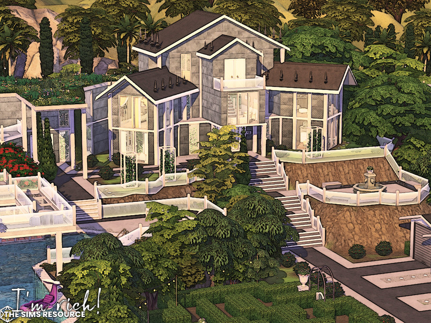 The Sims Resource - I'm Rich! House | TS4 Gallery