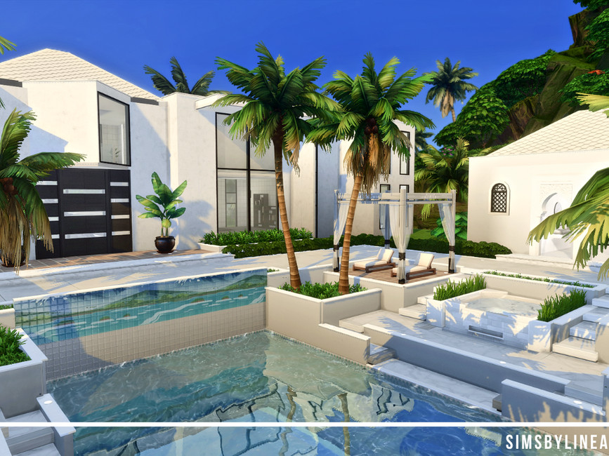 The Sims Resource - Palm Tree Mansion