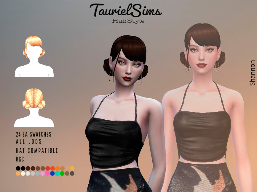 The Sims Resource - Shannon- Hairstyle