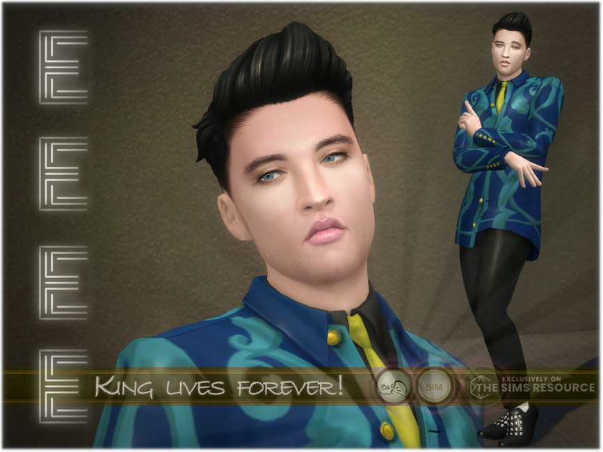 The Sims Resource - SIM Elvis Presley (inspiration)
