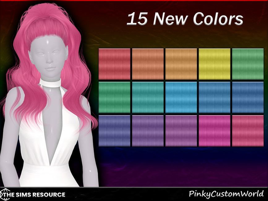 The Sims Resource - Retexture of Trophy hair by Shimydim