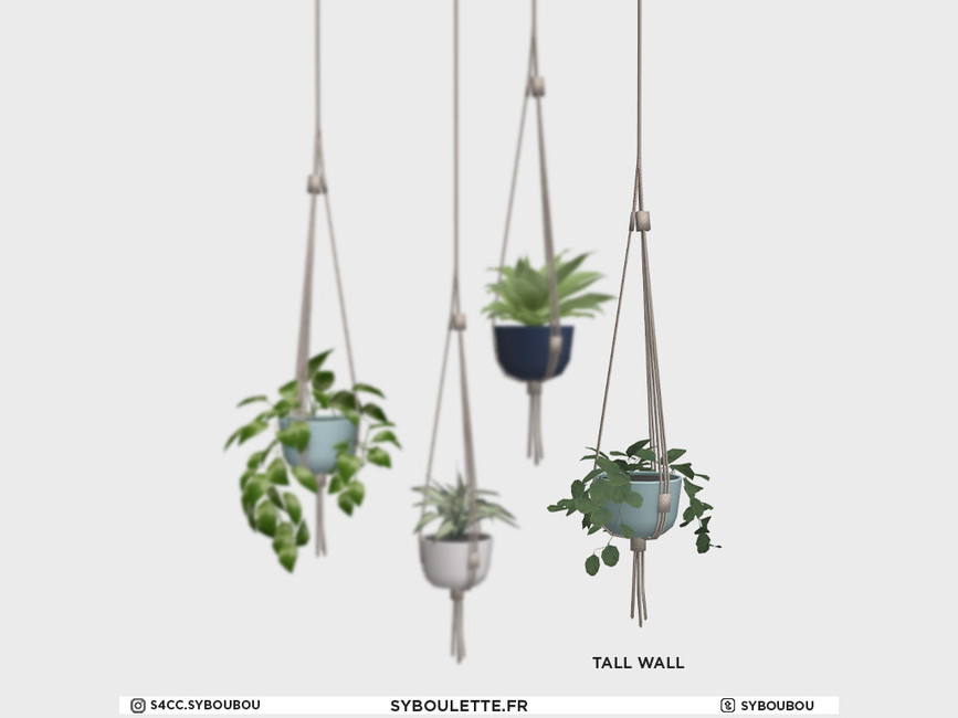 The Sims Resource - Millennial - Hanging plant (V4 - tall)