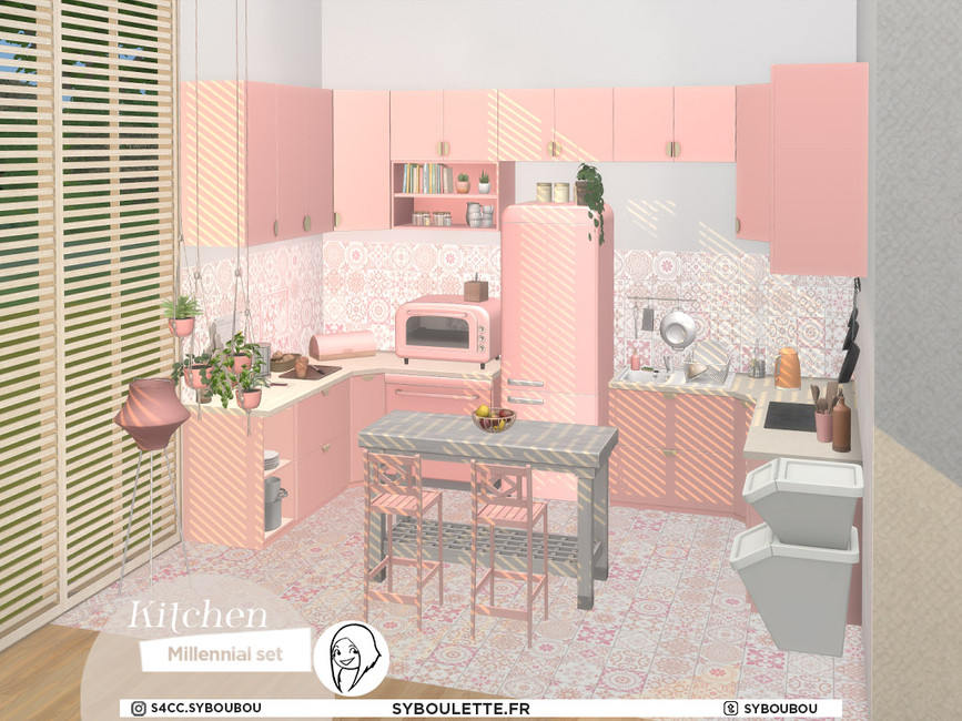 The Sims Resource - Patreon Release - Millennial Kitchen (3/3: Clutter)