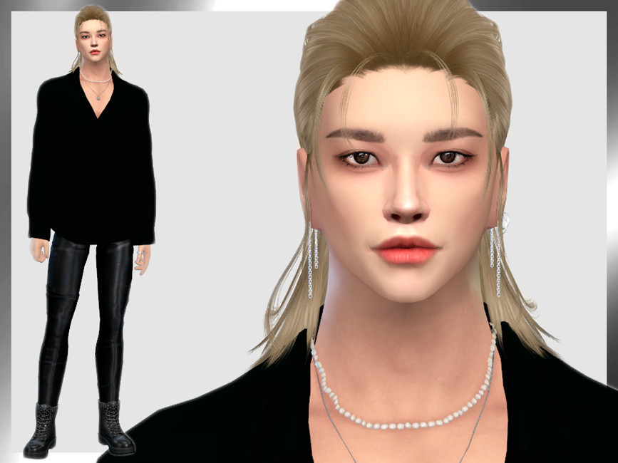 The Sims Resource - Sim inspired by Hyunjin (Stray Kids)