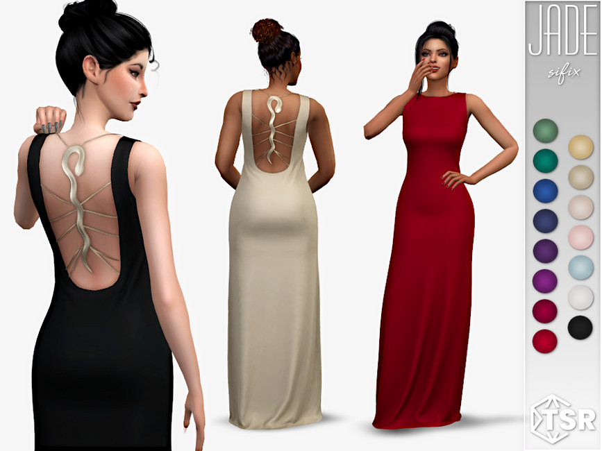 The Sims Resource - Jade Gown