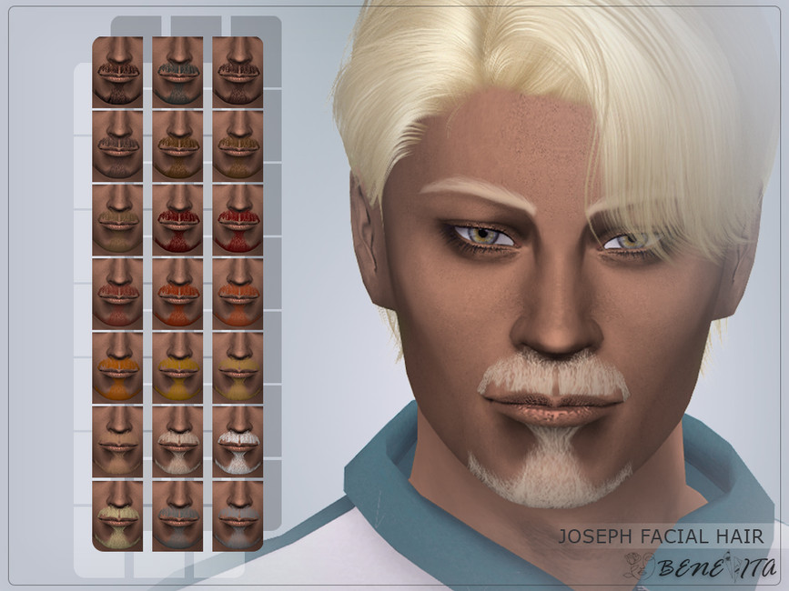 The Sims Resource - Joseph Facial Hair [HQ]