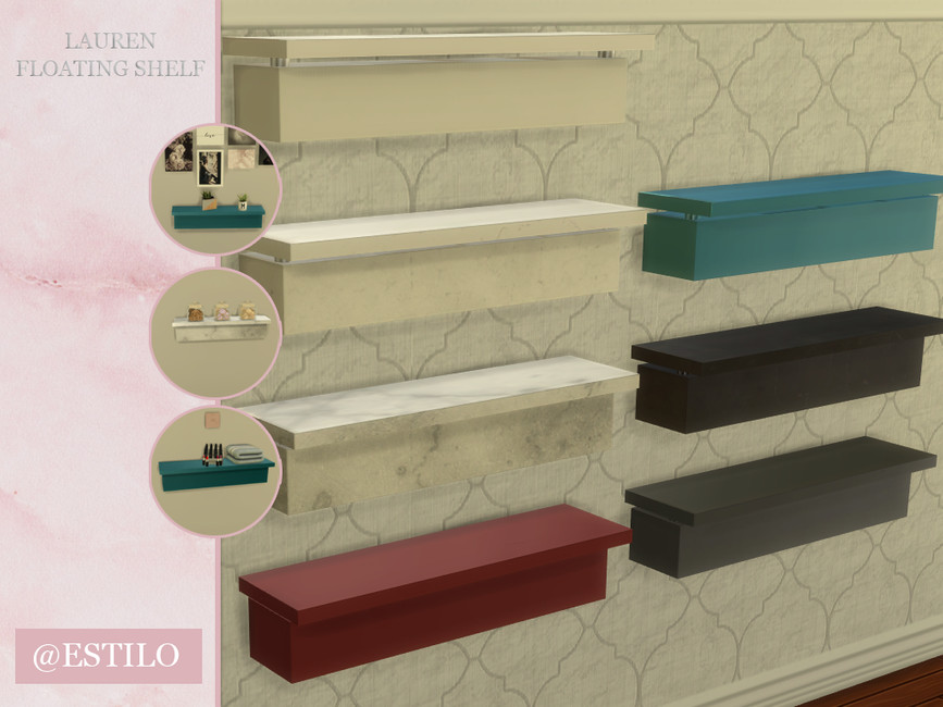 The Sims Resource - Lauren Floating Shelf