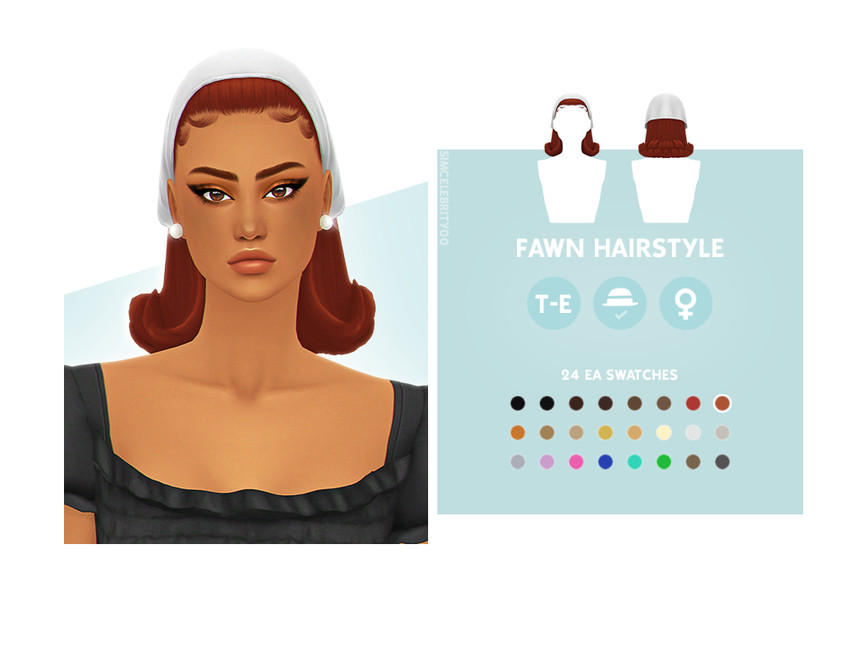 The Sims Resource - Fawn Hairstyle