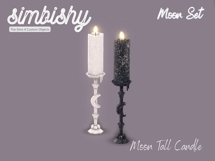 The Sims Resource - Moon Tall Candle