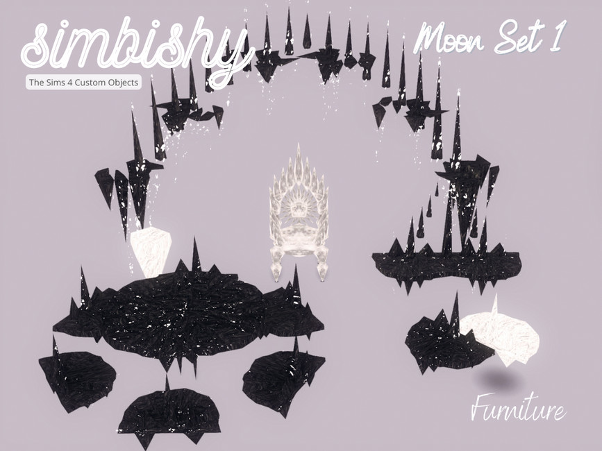 The Sims Resource - Moon Set 1 - Furniture