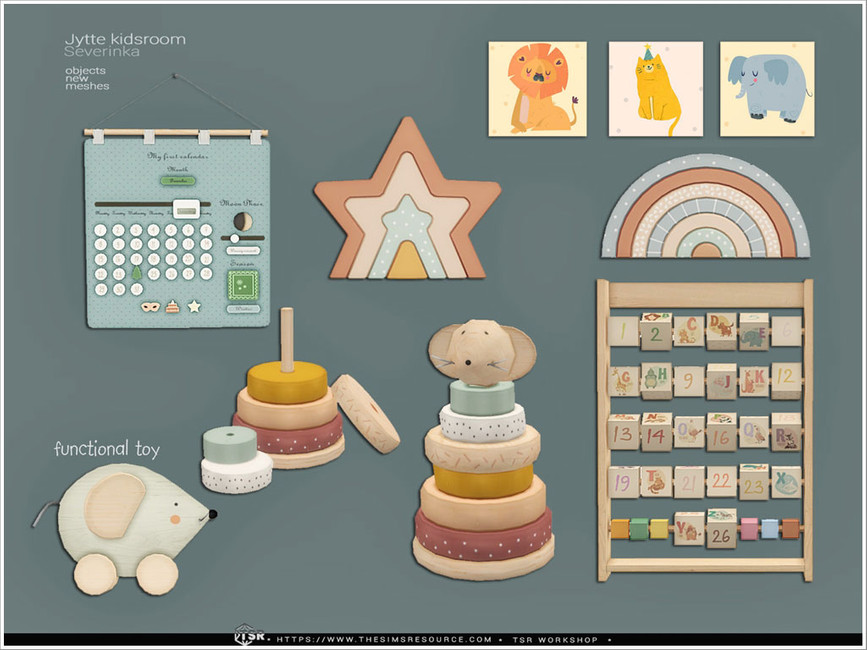 The Sims Resource - Jytte kidsroom toys Pt.I