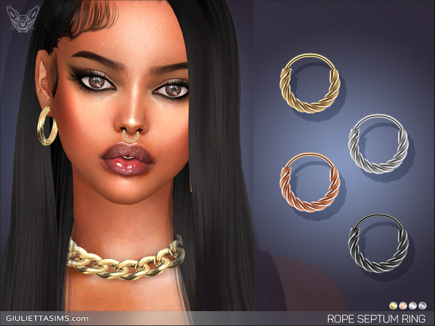 The Sims Resource - Rope Septum Piercing