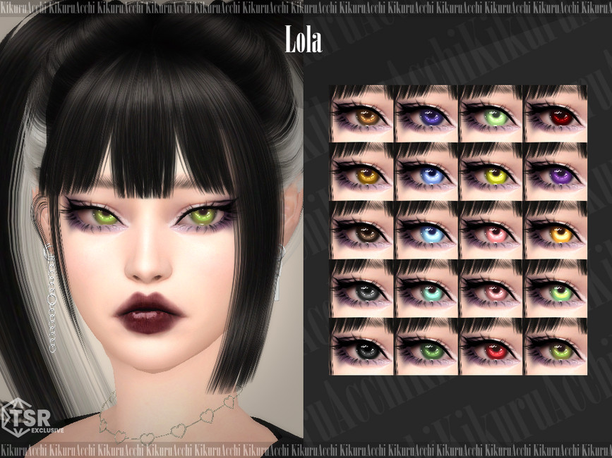 The Sims Resource - Lola Eyecolor