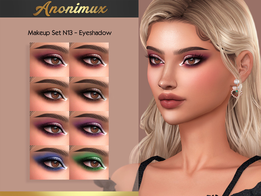 The Sims Resource - Makeup Set N13 - Eyeshadow