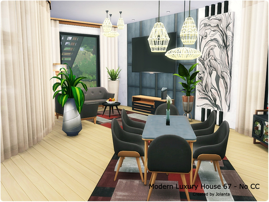 The Sims Resource | Modern Luxury House 67 - No CC
