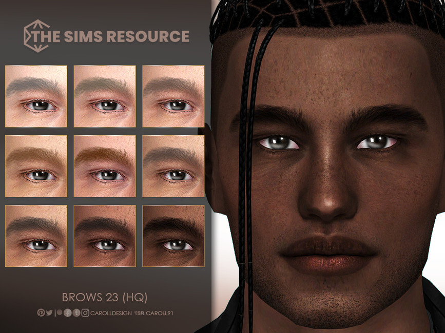 The Sims Resource - Brows 23 (HQ)