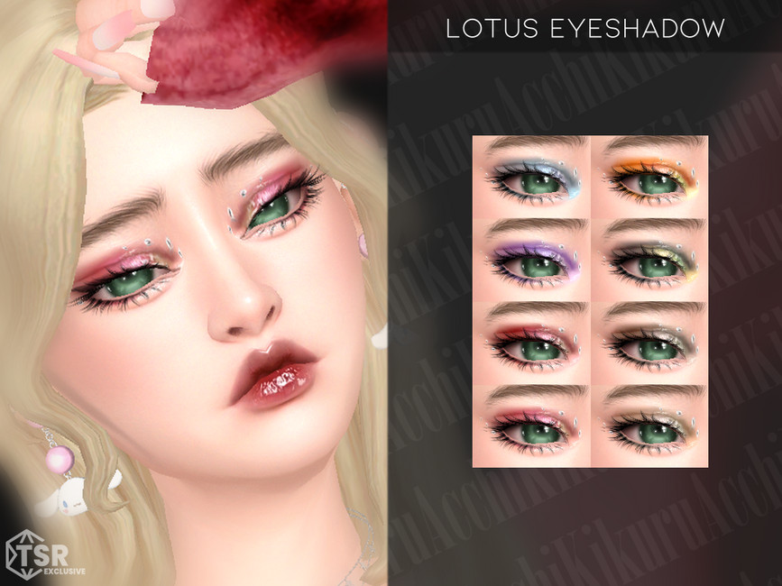The Sims Resource - Lotus Eyeshadow