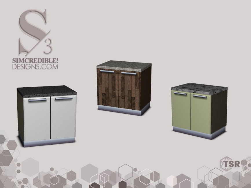 The Sims Resource - Form and Function Counter Doors