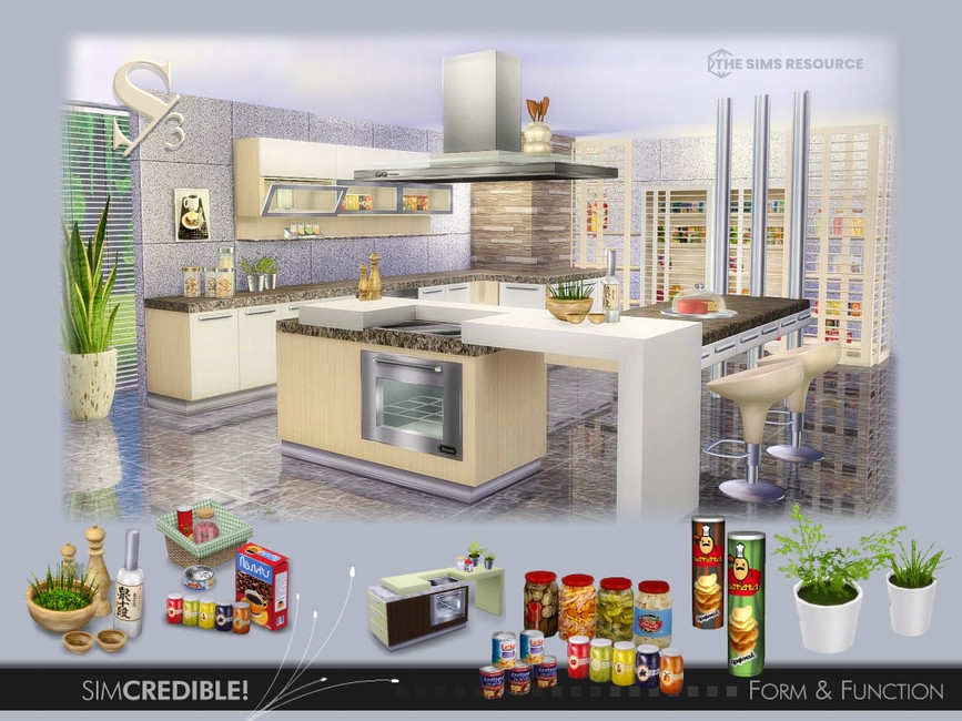 The Sims Resource - Form and Function Kitchen I