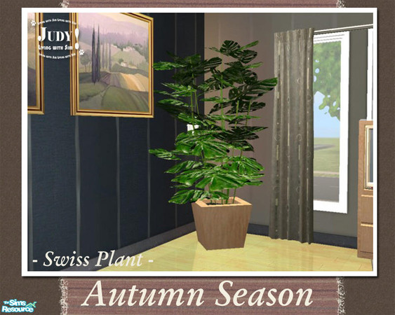 The Sims Resource | Judy Autumn Living Room - Swiss Plant