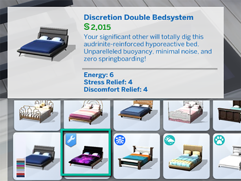 The Sims Resource | Base Game Bed Recolor