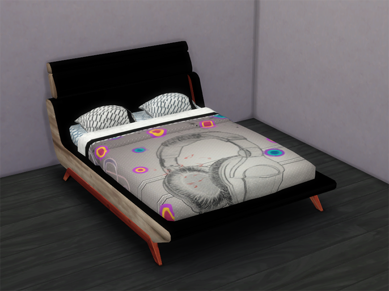 The Sims Resource | Base Game Bed Recolor