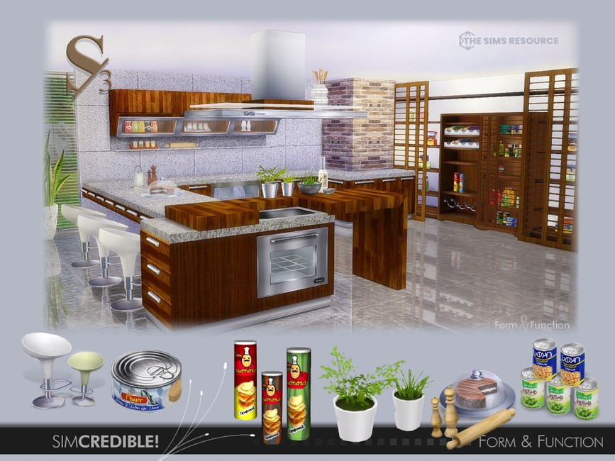 The Sims Resource - Form and Function Kitchen I
