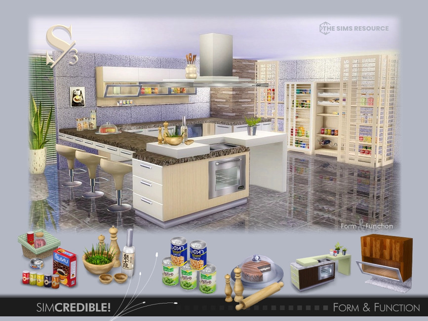 The Sims Resource - Form and Function Kitchen I