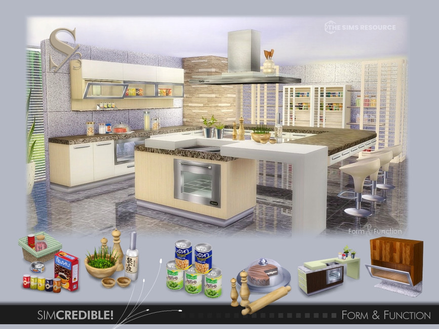 The Sims Resource - Form and Function Kitchen I