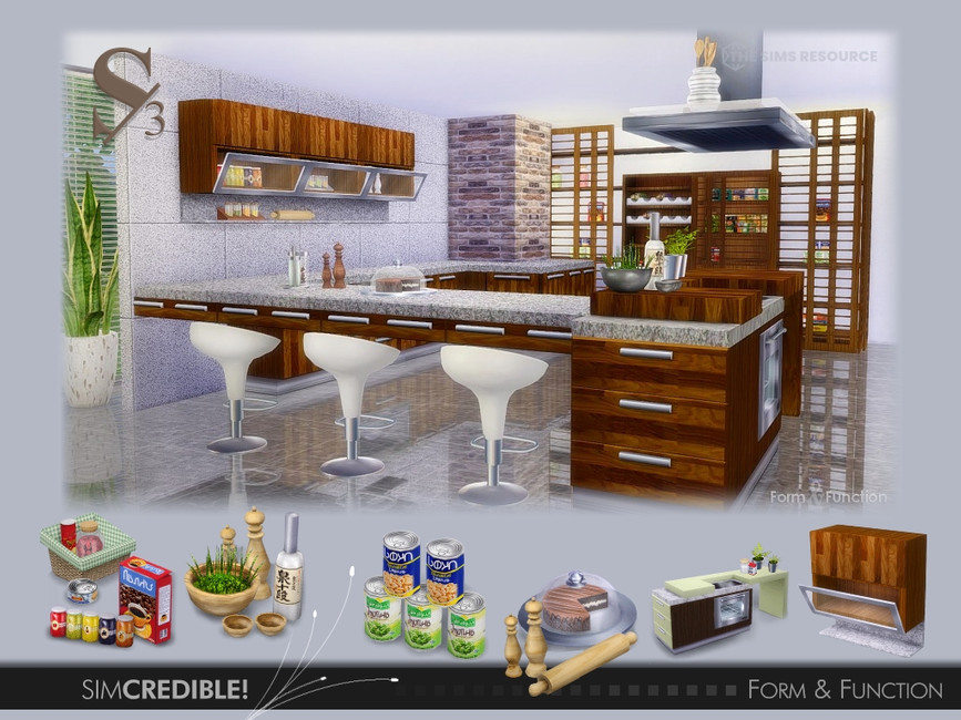 The Sims Resource - Form and Function Kitchen I